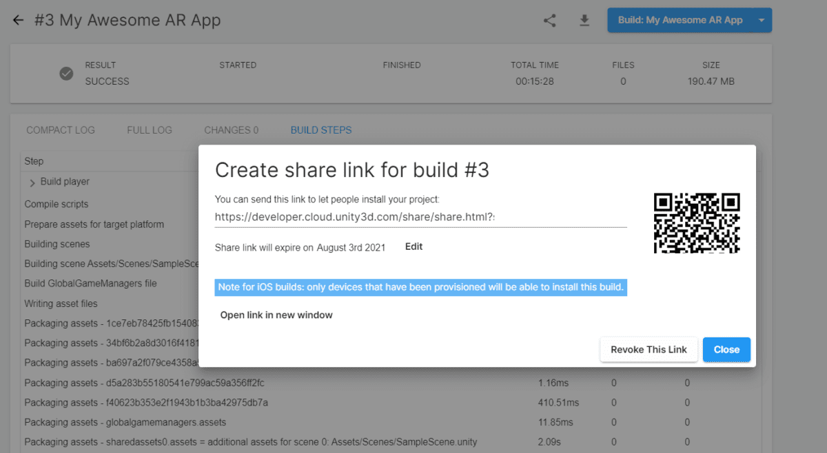 Unity Cloud Build | nobreakpoints