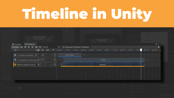 Animationen und Cutscenes mit Timeline in Unity