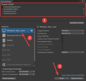 Unity 2D Tutorial – Export Unity Projekt (12/12)