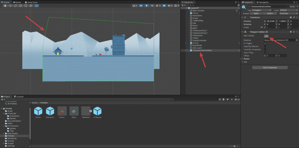 Unity 2D Tutorial – Kamera mit Cinemachine (6/12) | nobreakpoints
