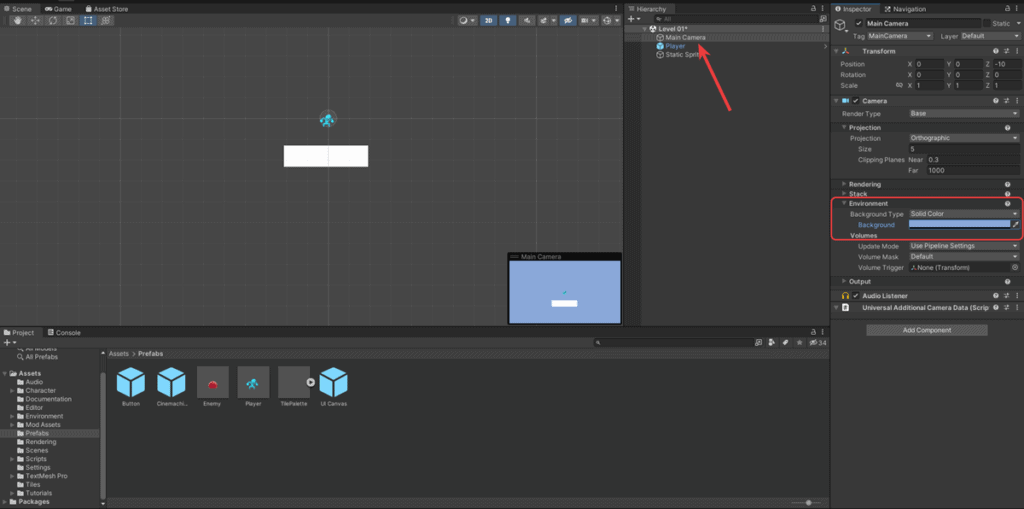 Unity 2D Tutorial – Erstellung Level (3/12)