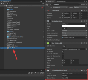Unity 2D Tutorial – Laden weiterer Level (10/12)